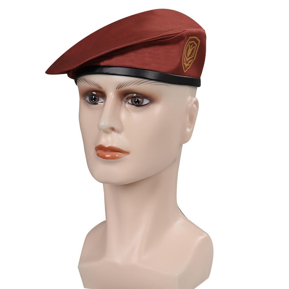 RESIDENT EVIL 4 Remake Jack Krauser Cosplay Beret Hat Cap Fancy Props ...